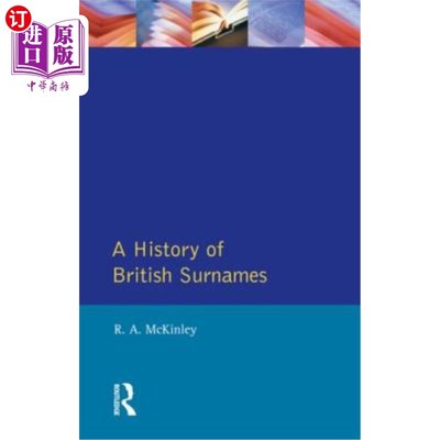 海外直订A History of British Surnames 《英国姓氏的历史