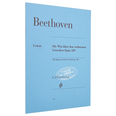 Alla Ingharese quasi un Capriccio G major op129 进口艺术 贝多芬丢失一分钱的愤怒G大调随想曲【中商原版】