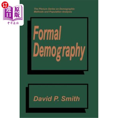 海外直订Formal Demography 正式人口统计学