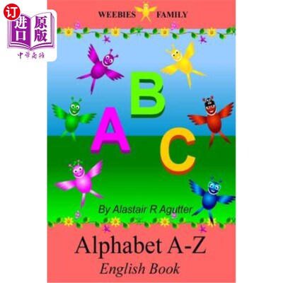 海外直订Weebies Family Alphabet A - Z English Book: English Language British Full Colour Weebies家庭字