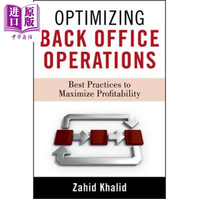 现货 后勤办公室运作优化 Optimizing Back Zahid Khalid 英文原版 中商原版 Wiley【中商原版】