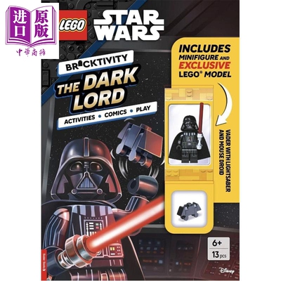 预售 乐高 星球大战 黑暗领主 西斯黑暗尊主 LEGO Star Wars The Dark Lord 英文原版 Buster Books 达斯维达【中商原版】