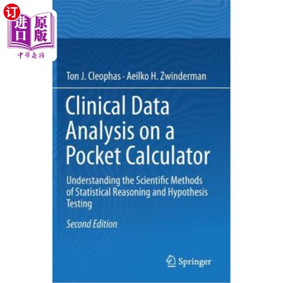海外直订医药图书Clinical Data Analysis on a Pocket Calculator: Understanding the Scientific Meth 袖珍计算器临床数据