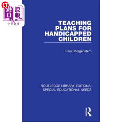 海外直订Teaching Plans for Handicapped Children 残疾儿童教学计划