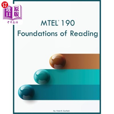 海外直订MTEL 190 Foundations of Reading MTEL 190阅读基础