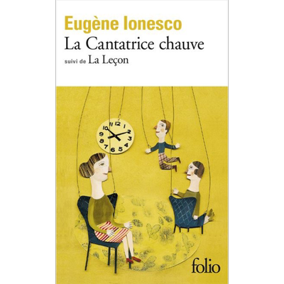 欧仁 尤内斯库 秃头歌女 上课 荒诞派戏剧 La Cantatrice chauve La Lecon 法文原版 Eugene Ionesco【中商原版】
