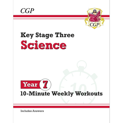 英国原版CGP New KS3 Year 7 Science 10-Minute Weekly Workouts (includes answers)【中商原版】