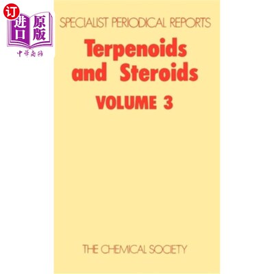 海外直订Terpenoids and Steroids: Volume 3 萜类和类固醇：第3卷