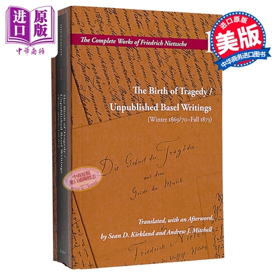 预售 尼采全集1 悲剧的诞生 第1版 The Birth of Tragedy Unpublished Basel Writings 英文原版 Friedrich Nietzsche【中商原版】
