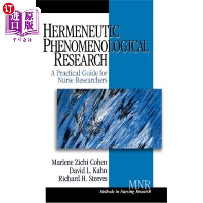 海外直订医药图书Hermeneutic Phenomenological Research: A Practical Guide for Nurse Researchers 解释学现象学研究：护