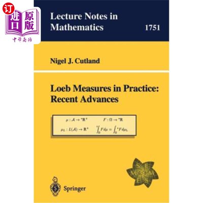 海外直订Loeb Measures in Practice: Recent Advances: EMS Lectures 1997 实践中的勒布措施：最新进展：1997年