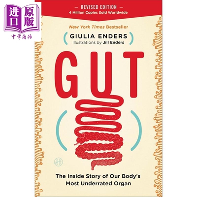 预售 肠子的小心思（修订版） Gut: The Inside Story of Our Body’s Most Underrated Organ 英文原版 Giulia Enders【中商原版?