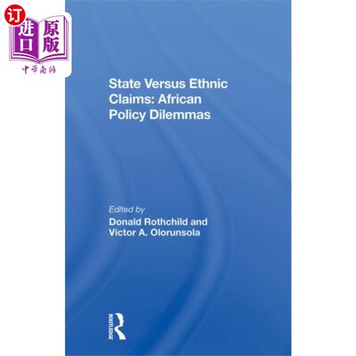 海外直订State Versus Ethnic Claims 国家与民族主张