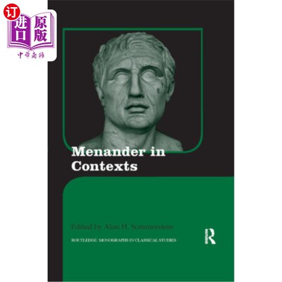 海外直订Menander in Contexts 米南德在上下文