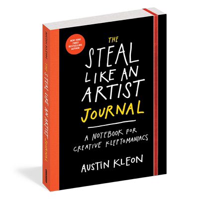 现货 The Steal Like an Artist Journal 英文原版 偷师学艺创意笔记本 Austin Kleon 【中商原版】
