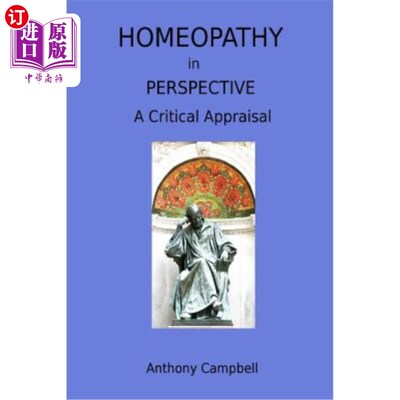 海外直订Homeopathy in Perspective 顺势疗法