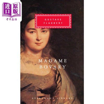 预售 包法利夫人 Everyman Library Classics Madame Bovary 英文原版 福楼拜 Gustave Flaubert  【中商原版】
