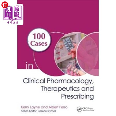 海外直订医药图书100 Cases in Clinical Pharmacology, Therapeutics... 临床药理学、治疗学及处方100例