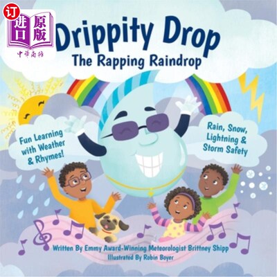 海外直订Drippity Drop, The Rapping Raindrop 滴水，饶舌的雨滴