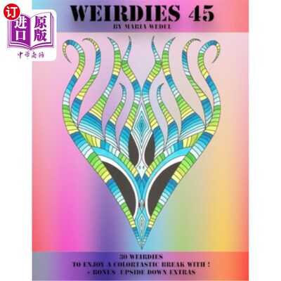 海外直订Weirdies 45: Color A Weirdie A Day ! 怪人45：每天给怪人涂颜色！