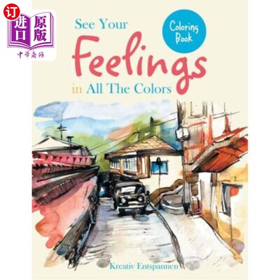 海外直订See Your Feelings in All the Colors Coloring Book 在所有颜色的填色书中看到你的感觉