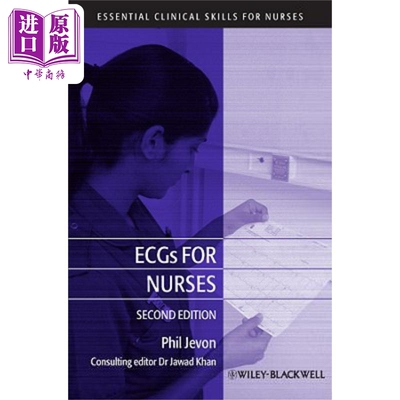 现货 护士用心电图 第2版 Ecgs For Nurses 2E 英文原版 Philip Jevon 中商原版