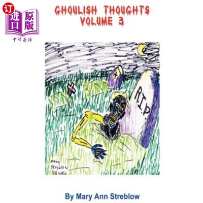 海外直订Ghoulish Thoughts - Volume 3 食尸鬼的思想-第3卷