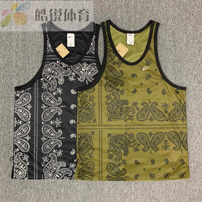 Nike DRI-FIT耐克夏季新款男子无袖篮球休闲运动背心DH7372-010
