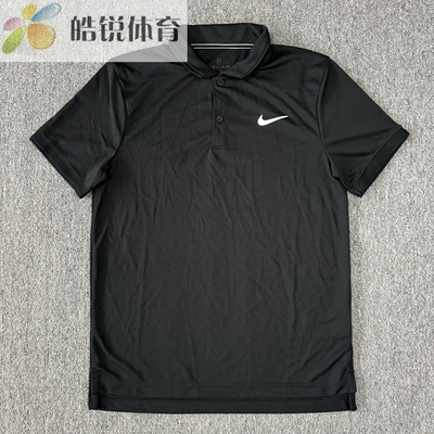 Nike Dri-Fit耐克速干网球训练休闲运动短袖T恤POLO衫CW6851-010