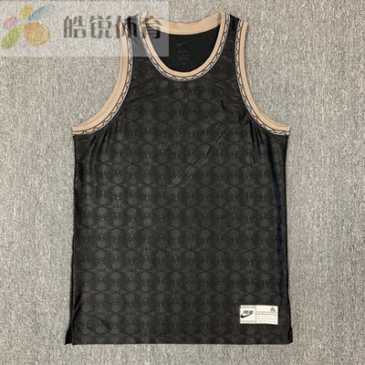 皓锐体育 耐克 Nike 男子速干透气字母哥篮球无袖背心 DQ5655-010