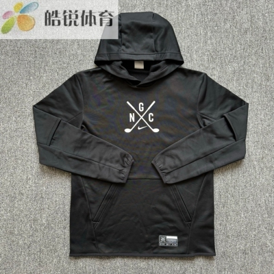 Nike GOLF耐克男子高尔夫运动休闲加绒保暖连帽卫衣FQ1146-010