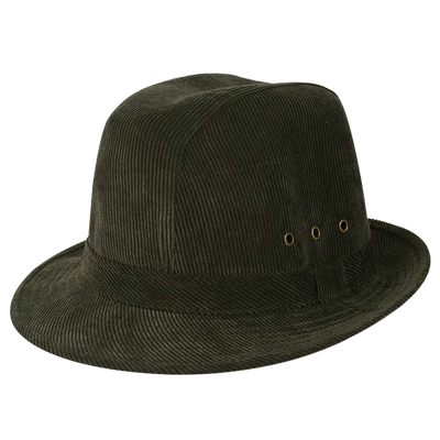 户外春秋冬季英伦灯芯绒保暖礼帽