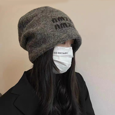 堆堆帽包头帽休闲百搭男女秋冬季
