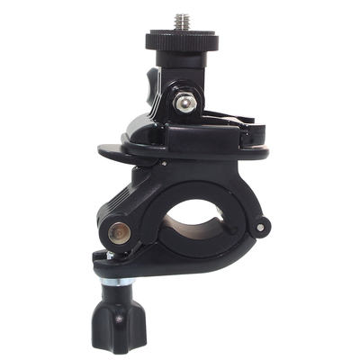 摩托车支架后视镜铝合金云台固定夹适用Gopro insta360 onex配件