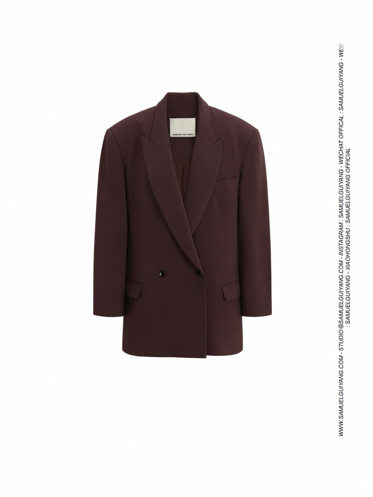 SAMUEL GUI YANG 26春夏系列 ER BLAZER 廓形西装 W13
