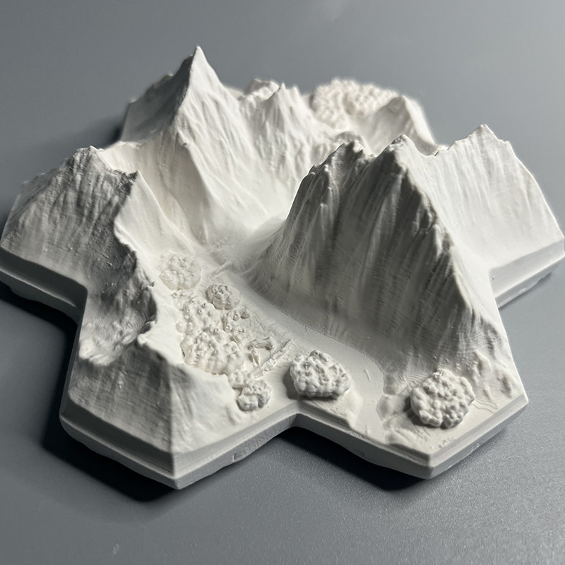 创意ins山峰雪山扩香石微景观家居桌面艺术小摆件生礼物纪念礼品