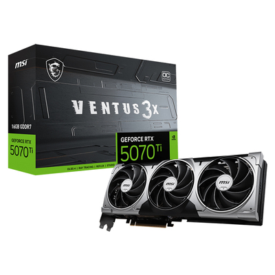 微星RTX5070 Ti 16G VENTUS 3X OC万图师台式机电脑电竞游戏显卡