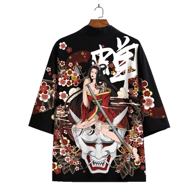 夏季国潮原创貂蝉印花外套