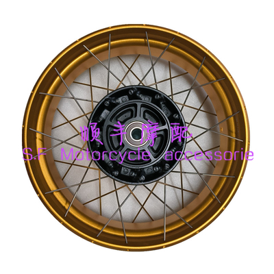 金鹏502X金色幼狮辐条钢圈