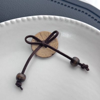 天然椰壳扣子外套女装毛呢钮扣