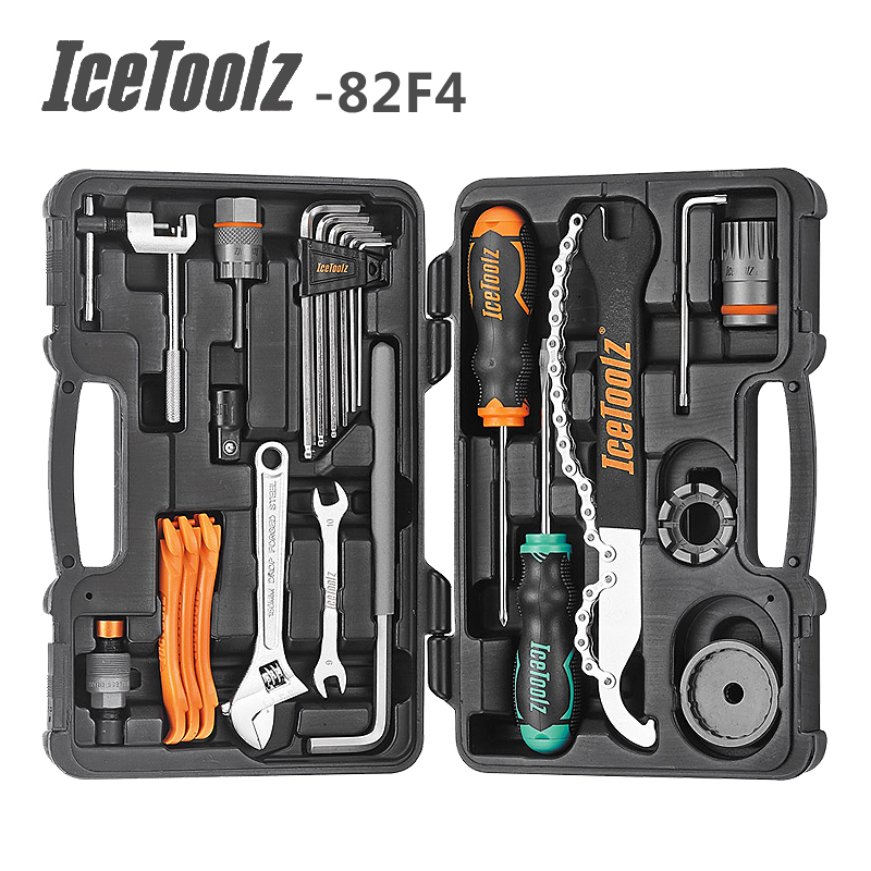 台湾ICETOOLZ立富山地自行车维修修理工具箱套装曲柄中轴拆卸工具_虎窝淘
