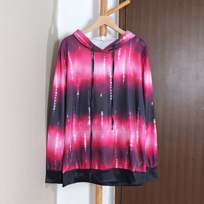 2025年秋季新品女装宽松连帽抽绳韩版长袖拼色卫衣上衣服百搭减龄