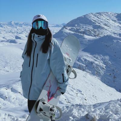 雪否 单板双板加绒防水防风耐磨滑雪外套oversize单板3L滑雪服