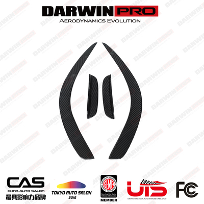 DarwinPRO奔驰C级W204C63AMG改装包围BlackSeries碳纤维前杠风刀