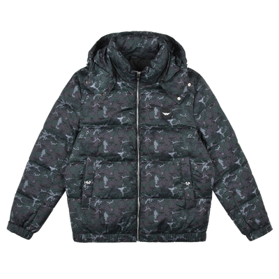 【大朵鸭绒】Raidy Boer/雷迪波尔男冬新可脱卸帽迷彩羽绒服 8040