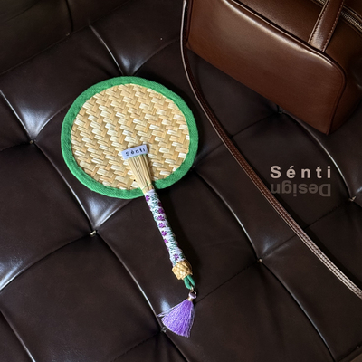 Sénti《Saigon Lullaby》西贡摇篮曲迷你编织手工蒲扇夏天便携扇