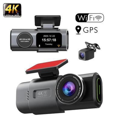 4K Dashcam Camera Recorder GPS Wifi 24H Parking Dual Lens