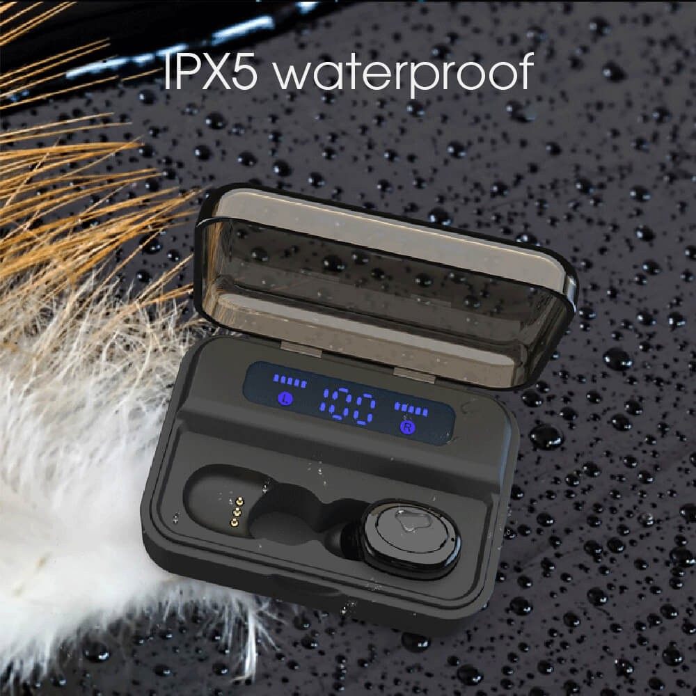 TWS Earphone 9D Stereo Earbuds 3500mah In Earbuds bluetooth_虎窝淘