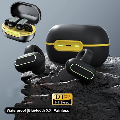 Bone Conduction Earbuds Wireless Bluetooth Ear Clip Earphone