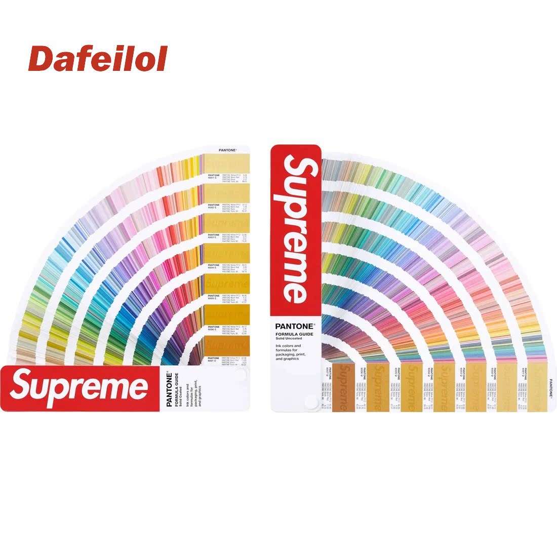 现货 Supreme 24FW Pantone Formula Guide 通用标准潘通色卡